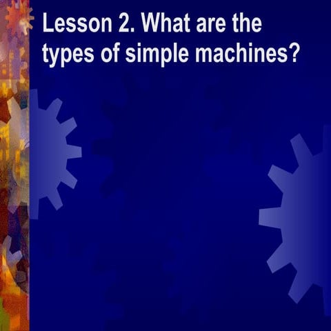 Simple machines | PPT