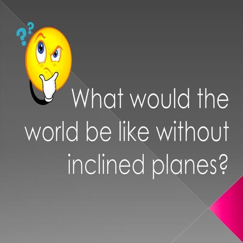 Inclined Planes Screws Wedges | PPT