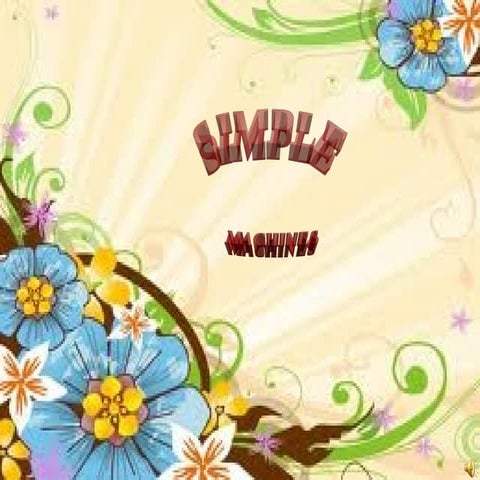 Inclined Planes Screws Wedges | PPT