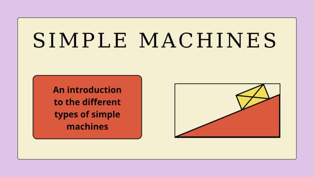 Teacher Simple Machine Powerpoint | PPT