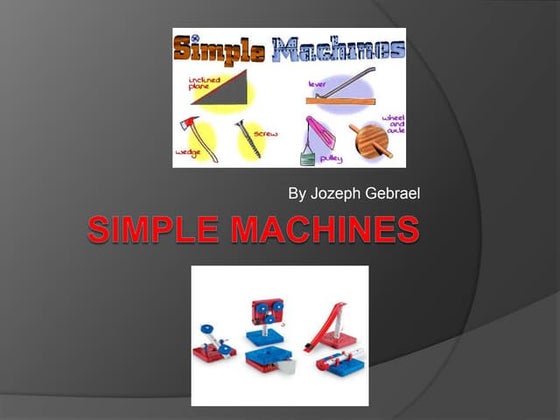 Simple Machines Scavenger Hunt | PPT