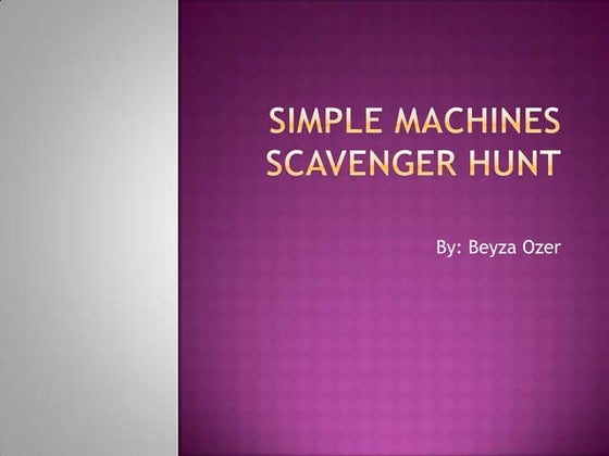 Simple machine | PPT