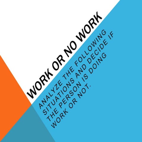 Simple machines & work no work assessment intro | PPT