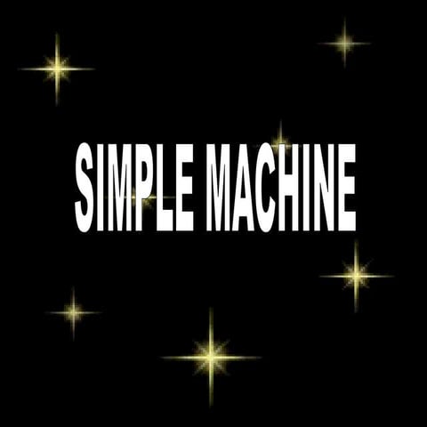 Simple machines | PPS