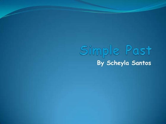 The Simple Past Presentation | PPT | Adventure Travel | Travel Type