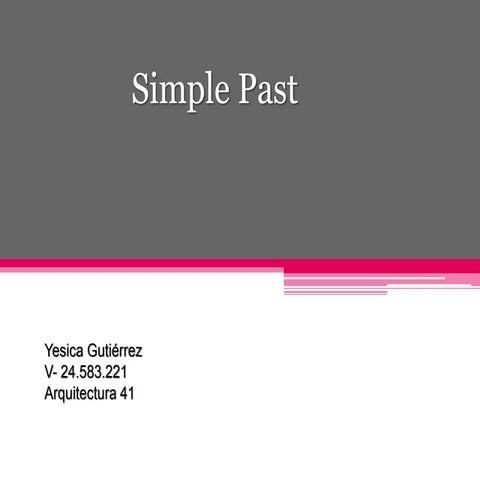 Simple past.. | PPTX
