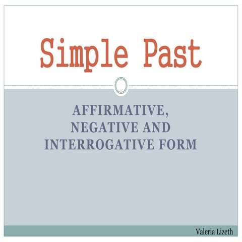 Simple past n.n | PPTX