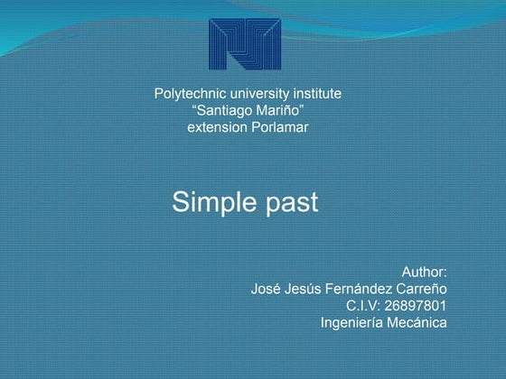 Simple past | PDF
