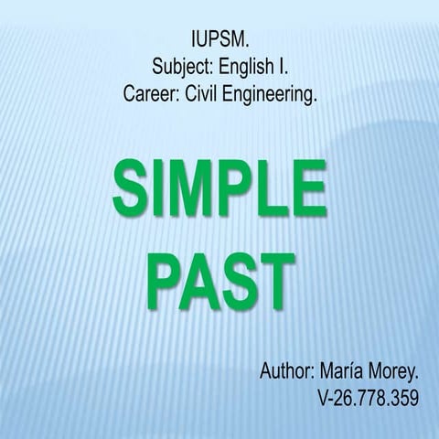 Past simple | PPT