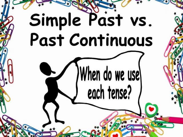Simple Past vs Past Continuous | PPTX
