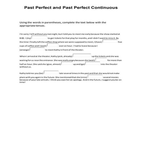 Simple past and past perfect 3 | DOCX
