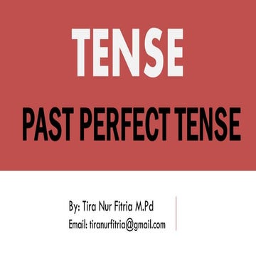 Past Perfect Tense | PDF
