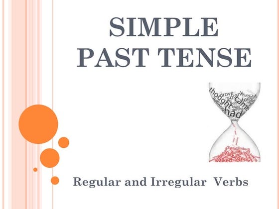 Past simple regular verbs | PPTX