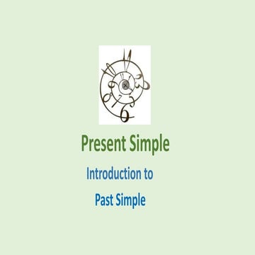 Simple past tense | PPTX