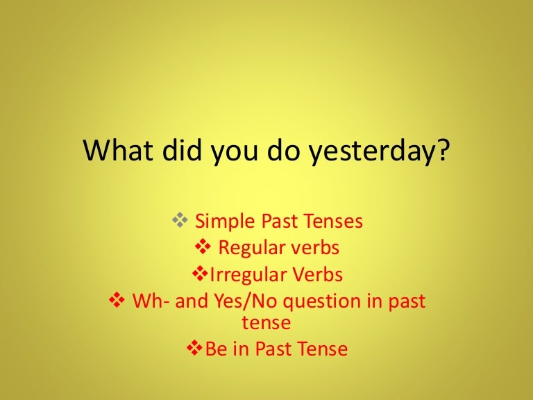 Become Past Simple Simple Past Tense Of Become Past
