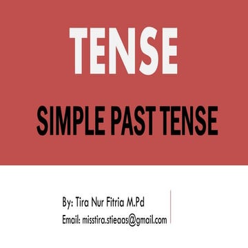 Simple Past Tense | PDF