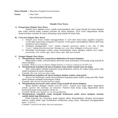PPT SIMPLE PAST TENSES.ppt