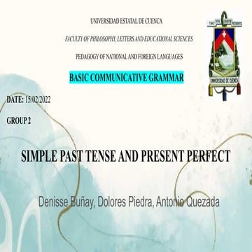 SIMPLE PAST TENSE AND PRESENT PERFECT.pptx