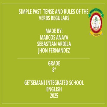 SIMPLE PAST TENSE AND RULES OF THE.pptx