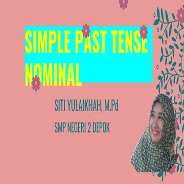 Simple Past Tense Nominal | PPTX