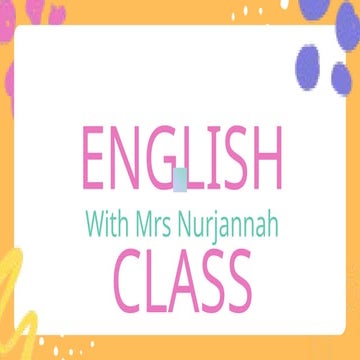 Simple Past Tense Presentation in Green Purple Cute Style.pptx