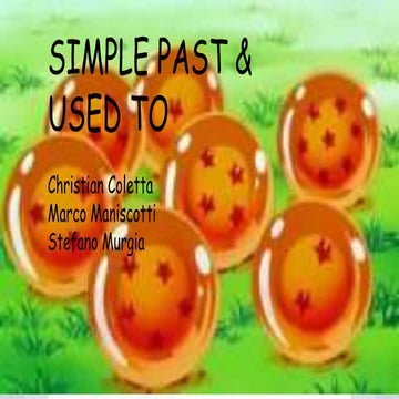 Simple past & used to | PPT