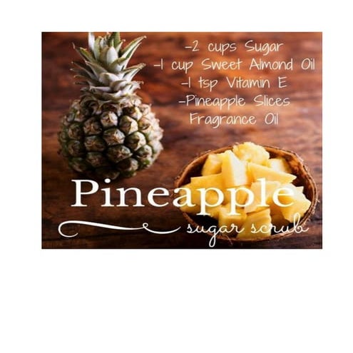 Simple pineapple sugar scrub recipe | PDF