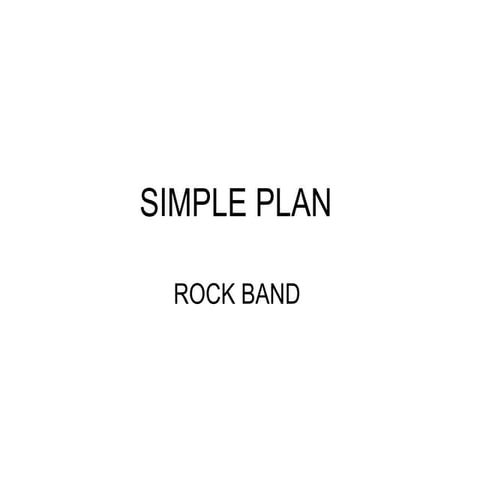 Simple plan | PPT