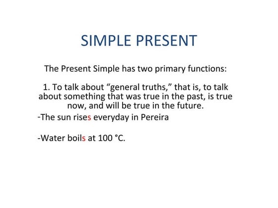 Present Simple | PPT