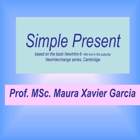 Simple present | PPT