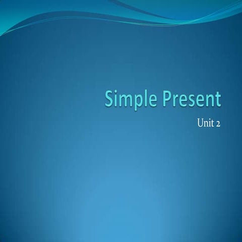 Simple present | PPT