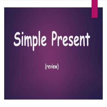 Simple present | PPTX
