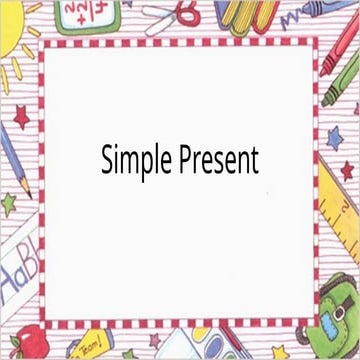 Simple present | PPT