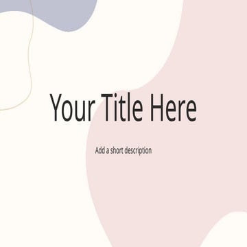 Simple Presentation in Pink Lilac Pastel Blobs Basic Style.pptx.pptx