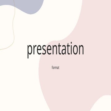 Simple Presentation in Pink Lilac Pastel Blobs Basic Style.pptx