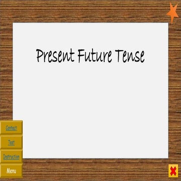 Simple present future | PPSX | Education