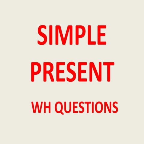 Simple present QUESTION to print and to fill in | PPTX | Food & Drink