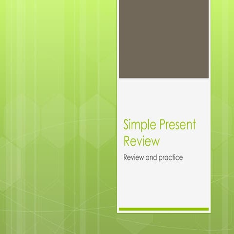 Simple Present Review | PPT