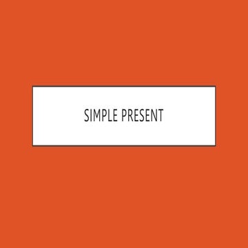 third person simple present rule with exercises | PPTX
