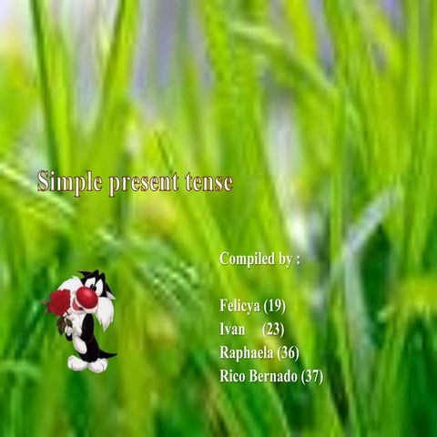 Group 5 English Simple present tense.pptx