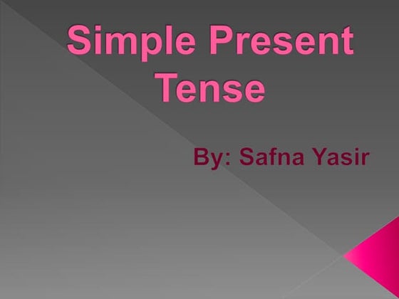 Present simple | PPT
