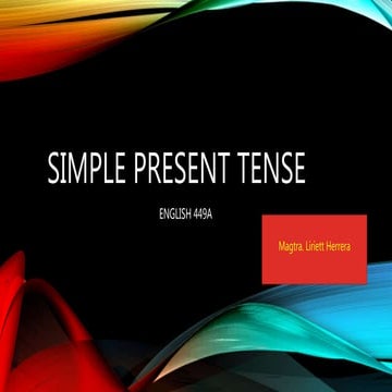 Simple present tense | PPTX