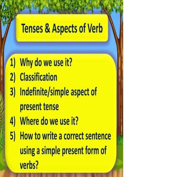 TENSE: SIMPLE PRESENT TENSE | PDF