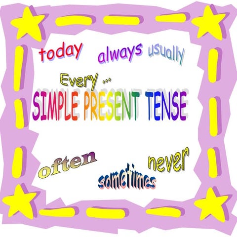 SIMPLE PRESENT TENSE/PRESENT SIMPLE .pdf