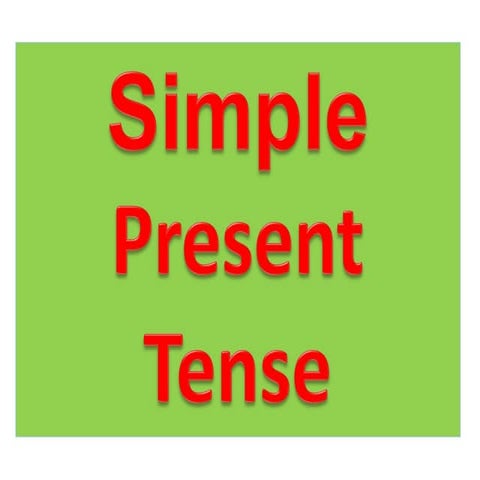 simple present tense for beginner students.ppt