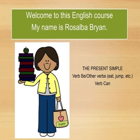 Verb To Be Simple Present Hello New Week! 🌟 📖 Verb Tenses! 📖