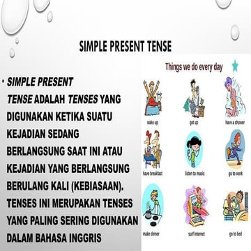 Simple present tense kelas 8.pptx materi kelas 8 | PPTX