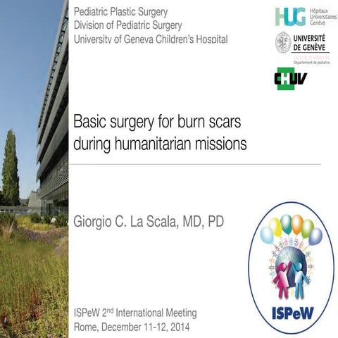 Basic surgery for burn scars during humanitarian mission | PDF
