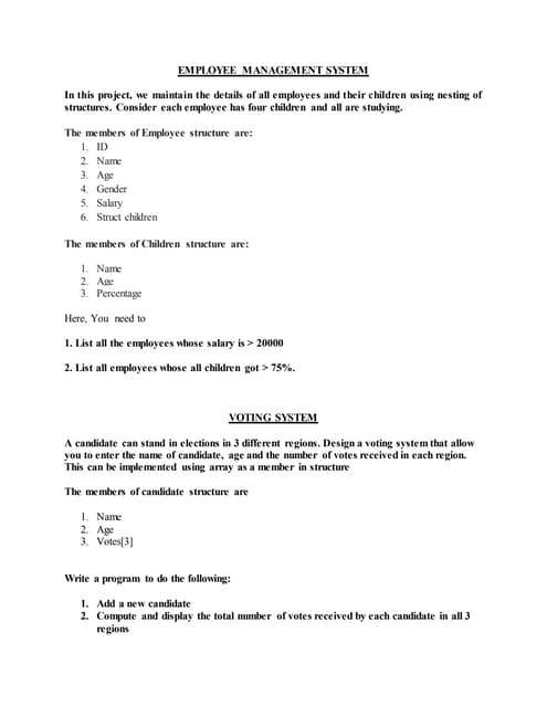Simple questions on structures concept | PDF Simple questions on structures concept | PDF