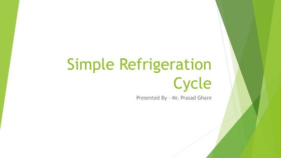 Vcrs Vars ( vapour compression refrigeration cycle) | PPTX | Physics ...